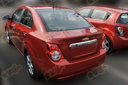 Spy Shots: Chevrolet Sonic Sedan testing in China