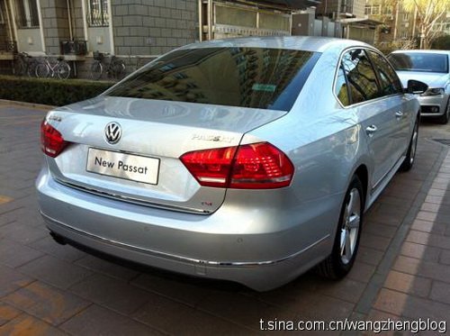 China's Volkswagen New Passat in the Flesh