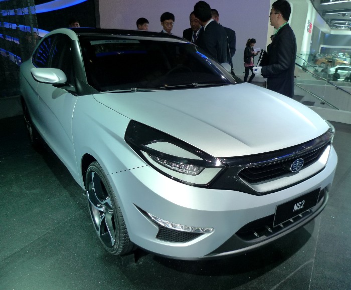 FAW at the Beijing Auto Show, the concept cars