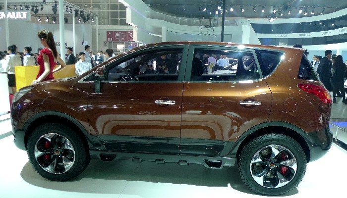 Geely Emgrand EX6 concept debuts at the Beijing Auto Show