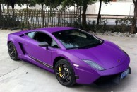 Spotted in China: Lamborghini Gallardo Superleggera in Purple