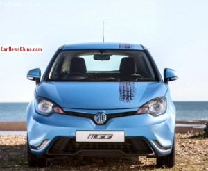 Official pictures of the facelifted MG3