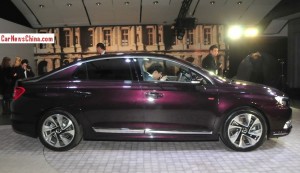 This is the new Citroen DS 5LS sedan for the China car market