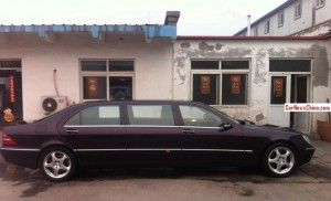 Spotted in China: W220 Mercedes-Benz S-Class Pullman stretched limousine