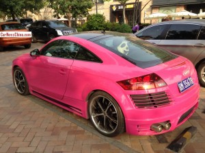 Audi TT RS is Pink in China