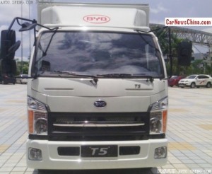 BYD T5 electric light truck is Ready to Revolutionize transport in China