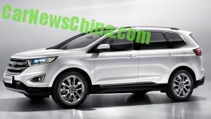 Officially Official: this is the China-made Ford Edge SUV