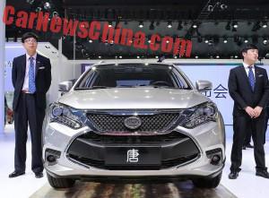 The BYD Tang super SUV says hello on the Shanghai Auto Show