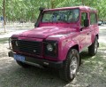 Land Rover Defender is Pink in China