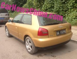 Spotted in China: first generation Audi A3 3-door hatchback