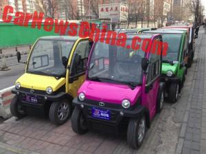 The Rayttle E28 in pink and other LSEV's from China