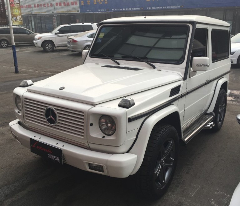 Spotted In China: Brabus Mercedes-Benz G500 3-Door In White