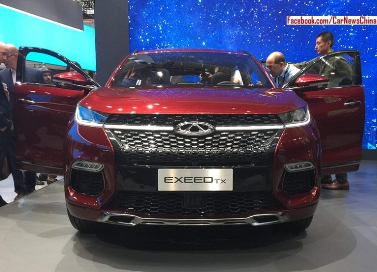 Chery Exeed TX debuts on the Frankfurt Motor Show