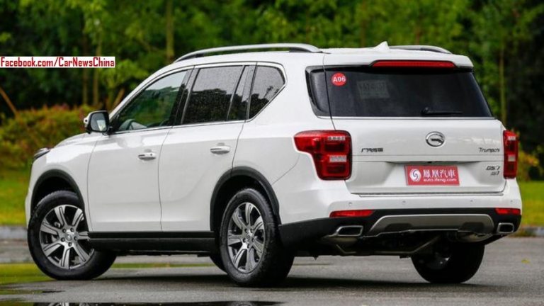 Guangzhou Auto Trumpchi GS7 Launched On The Chinese Car Market