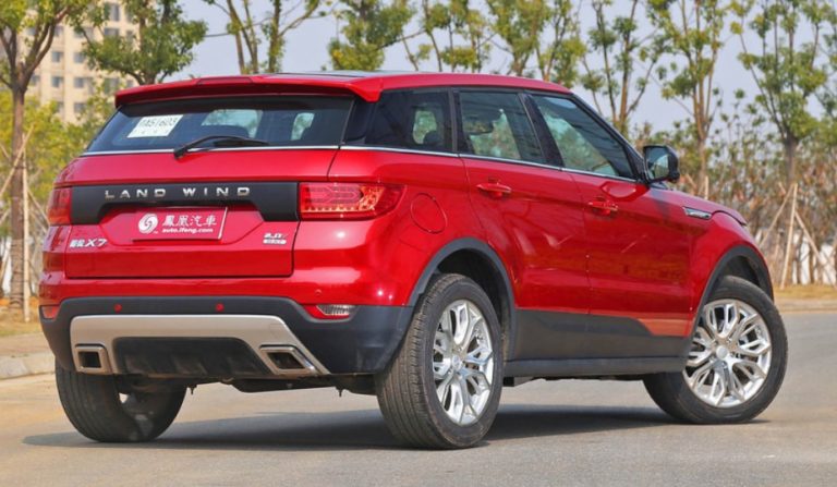 A Little Less Evoque: Facelift For The Landwind X7 SUV In China