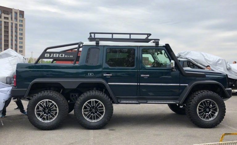 6-Wheeled Clone: Beijing Auto BJ80 6x6 Arrives At The Beijing Auto Show - CarNewsChina.com