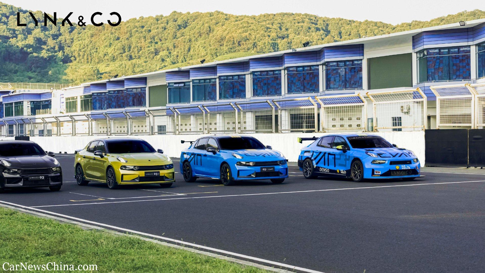 Lynk & Co 03+ Cyan Is A Race Car Inspired Sporty Sedan