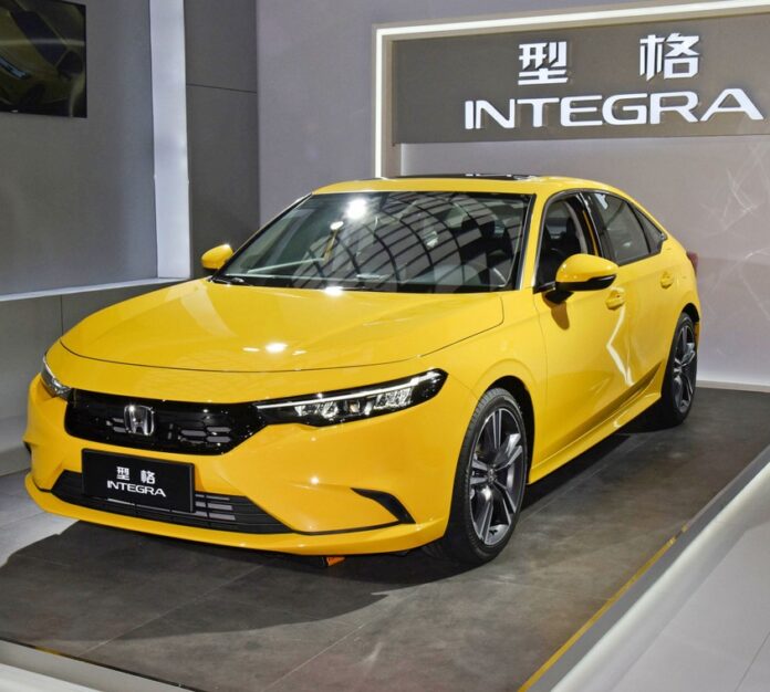 New Honda Integra Unveiled In China
