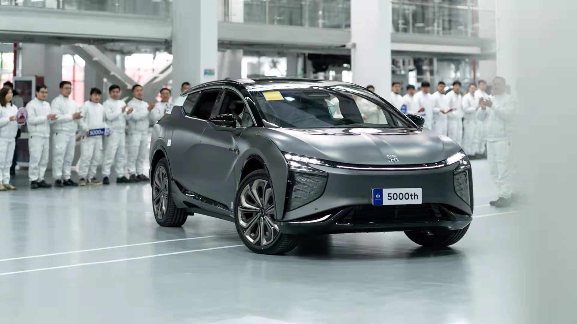 5,000th HiPhi X Chinese Luxury CUV Rolled Off the Production Line