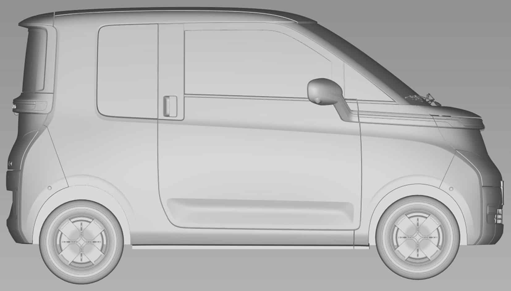 Patent Applied: Wuling E230 Is A New Electric Mini Car For China