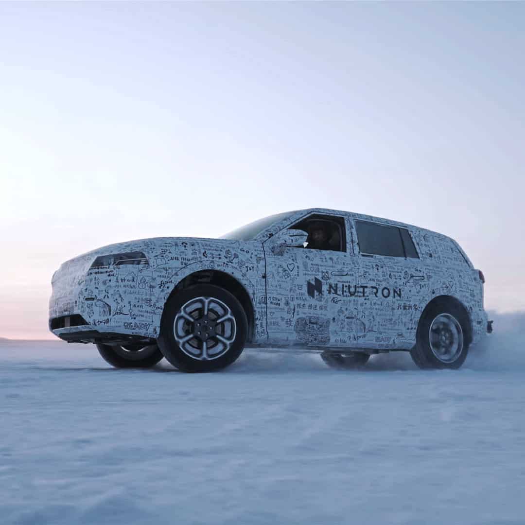 Niutron NV Electric SUV Testing In The Cold In China