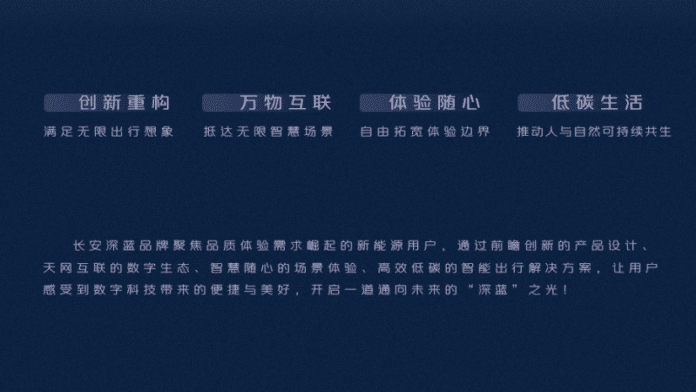 Changan 'Deep Blue' New EV Brand Officially Confirmed