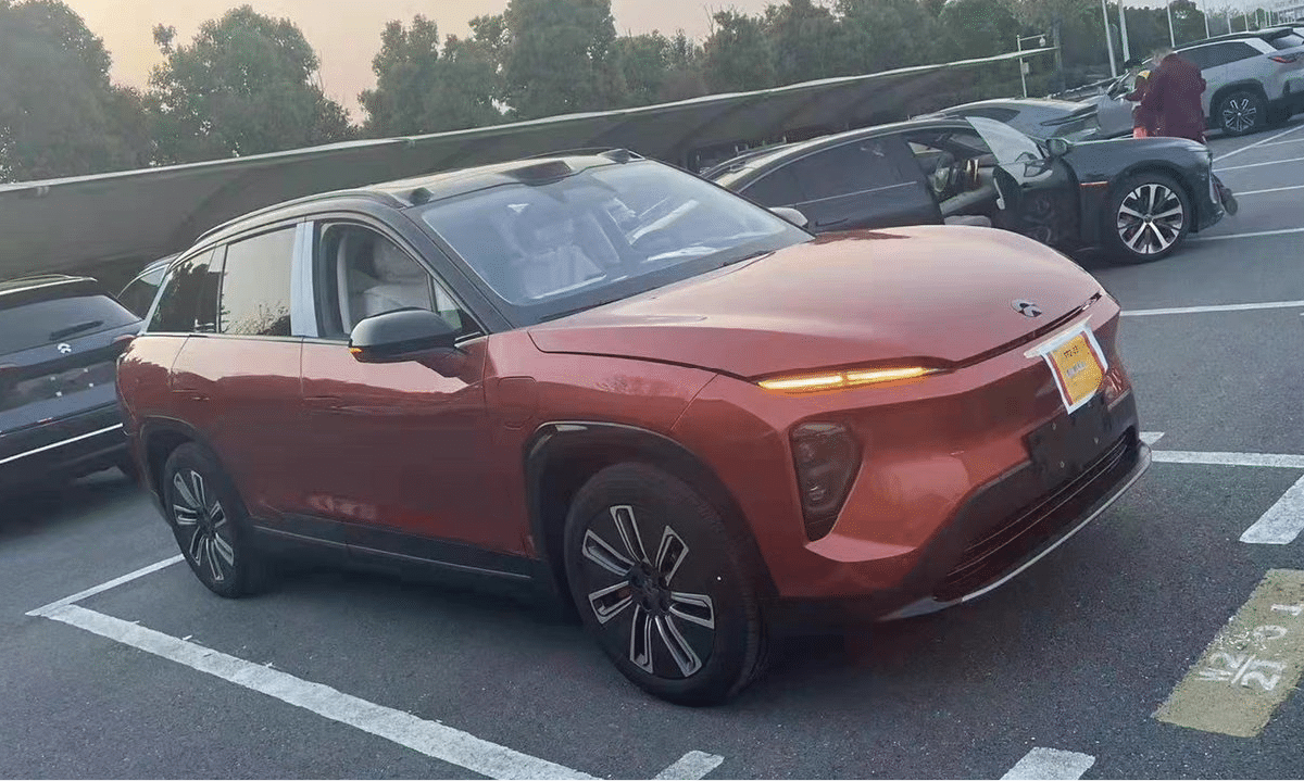 NIO ES7 Electric SUV Again Spied Without Camouflage In China