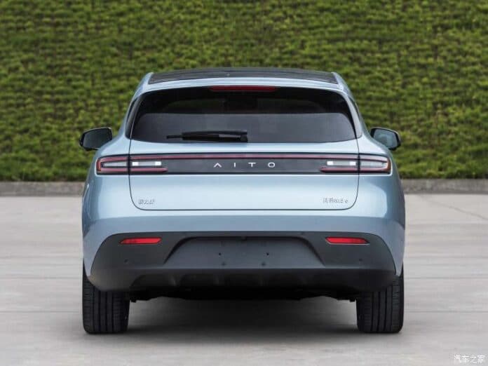 Seres releases pictures of the AITO M5e with Huawei electric motor