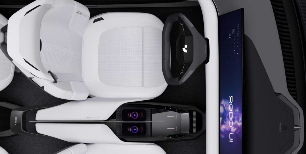 Baidu's Jidu ROBO-01 SUV revealed, equipped with two pop-up lidars