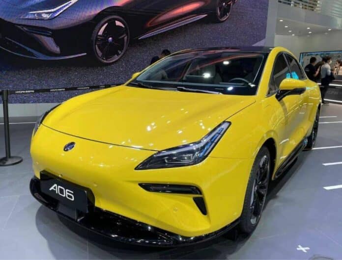 Hycan A06 Electric Sedan Sells Over 30,000 Units In Three Days In China