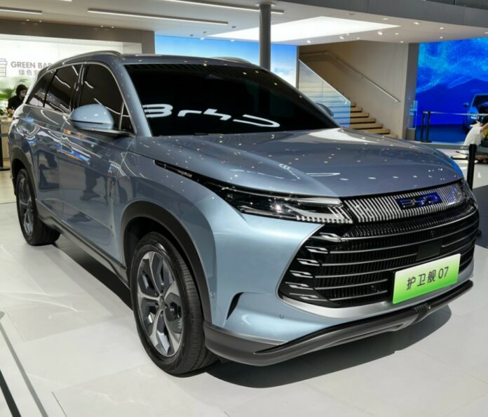 BYD Corvette 07 SUV Unveiled On The Chengdu Auto Show In China
