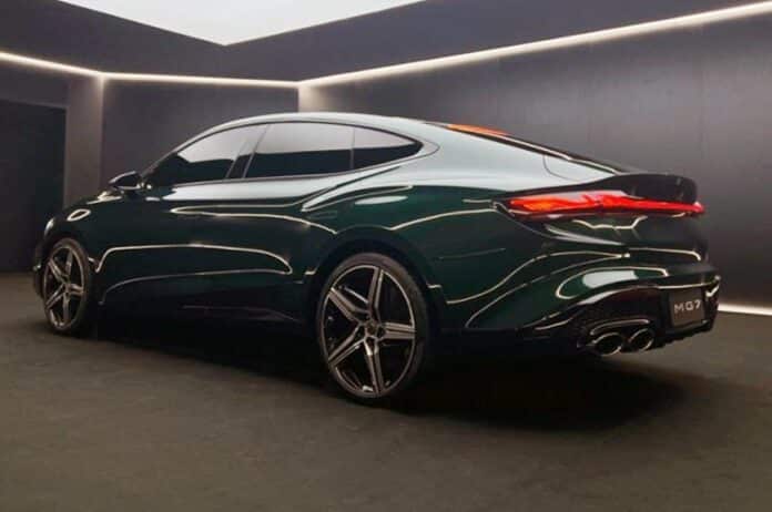 New Images Of The MG7 Sedan For China