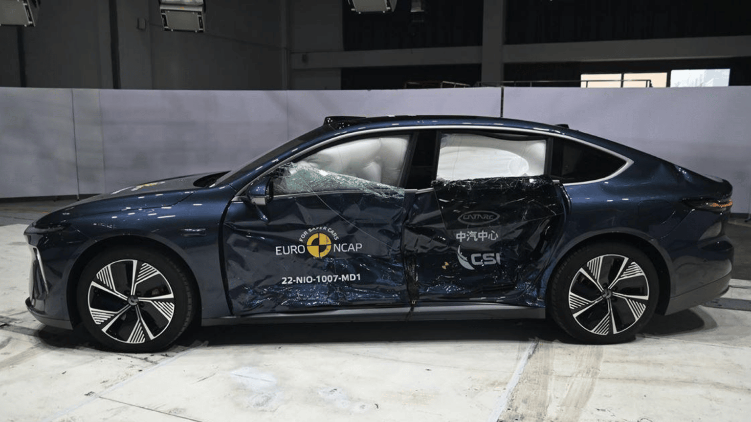 NIO ET7 Electric Sedan Earns 5 Stars In Euro NCAP Safety Rating