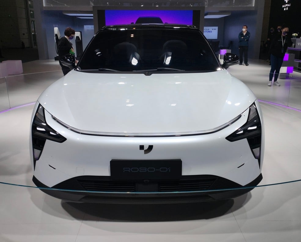 Jidu Robo-01 Lunar Edition On The Tianjin Auto Show In China