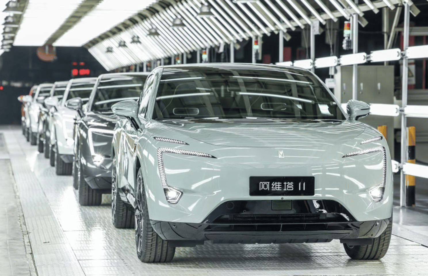 Avatr 11 Electric SUV From Changan And Huawei Rolls Off Production Line ...