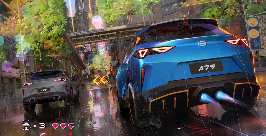 New Trumpchi GS3 Unveiled In Online Game