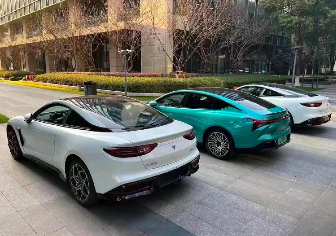 Neta E Electric Coupe Seen On The Street In China