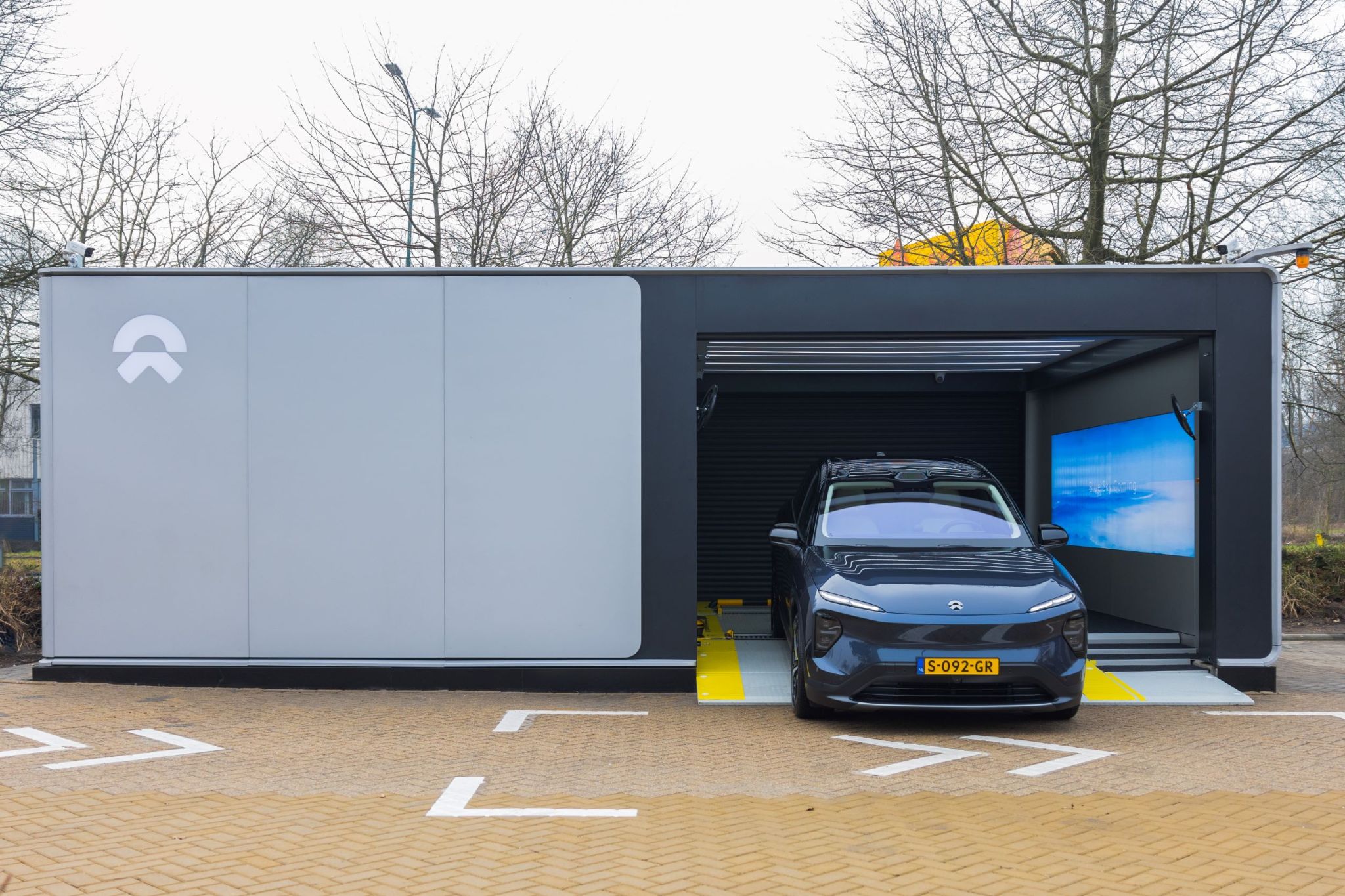 Nio officially opened a new swap station in Utrecht, Netherlands