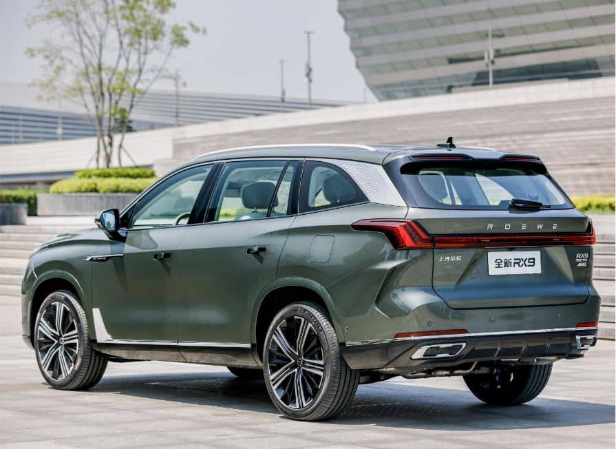 Roewe RX9 SUV Pre-Sale Starts In China At Less Than 29,200 USD