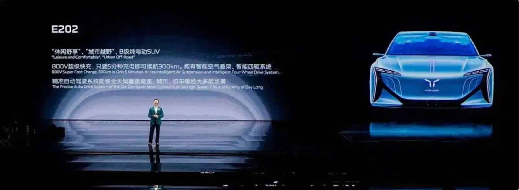 Hongqi E202 Concept Car Official Pics Released In China With Battery Swap and 800V Platform