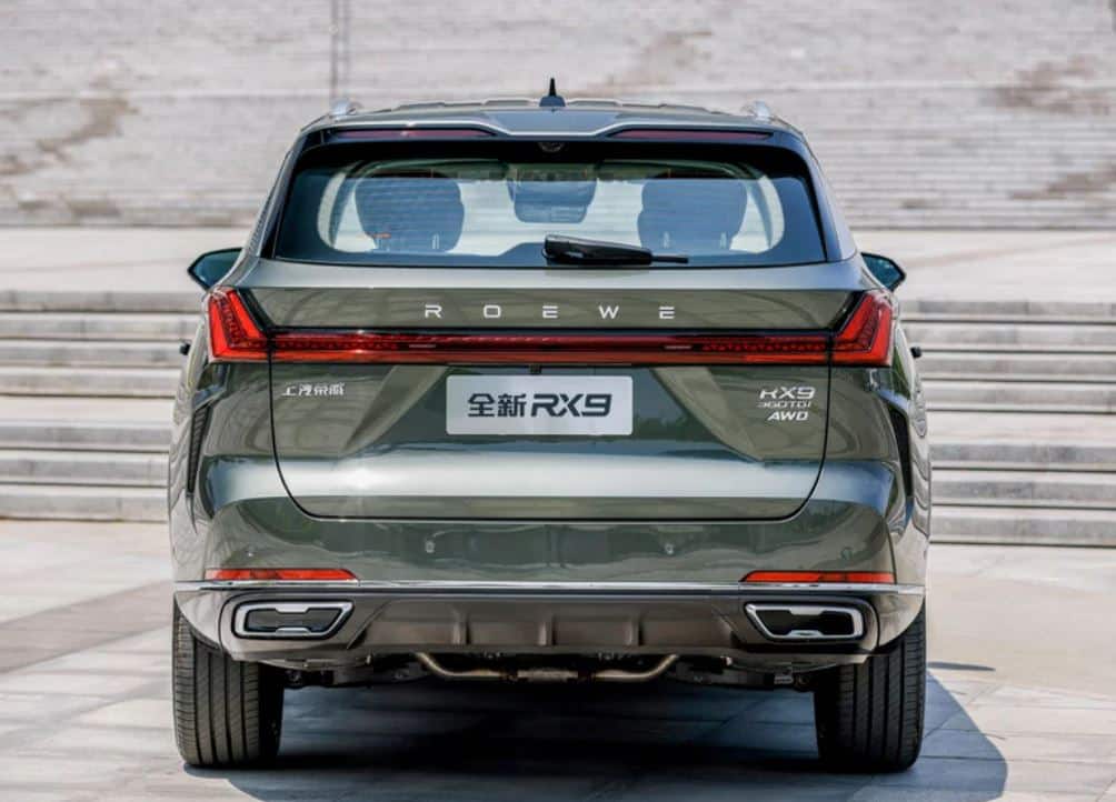 Roewe RX9 SUV Pre-Sale Starts In China At Less Than 29,200 USD