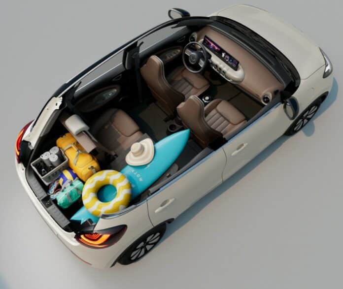 Wuling Bingo Official Interior Pics - With an Optional Inflatable Airbed