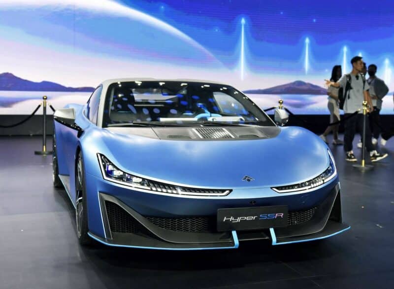 "China's first EV supercar" - Aion Hyper SSR - spotted on production line