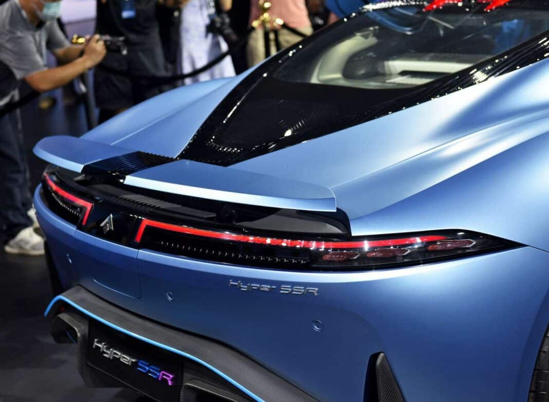 "China's first EV supercar" - Aion Hyper SSR - spotted on production line