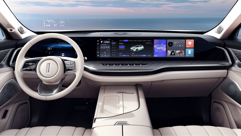 Wey Lanshan DHT-PHEV interior unveiled in China with a huge screen