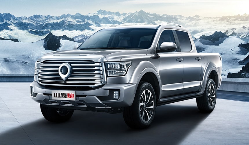 JMC launched a new cool pickup brand Dadao. First truck has Ford engine