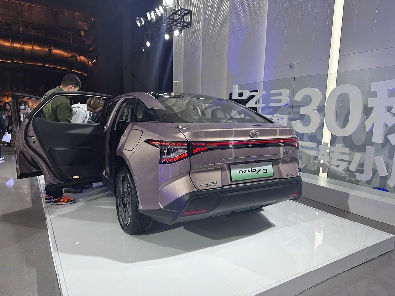 Toyota bZ3 with BYD inside received 5000 orders on its first day of sales in China
