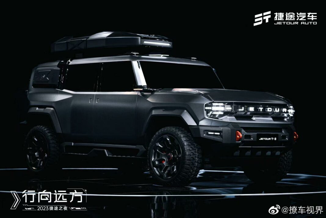 Jetour T-3 electric SUV unveiled with 1300 HP and suicide doors. The ...