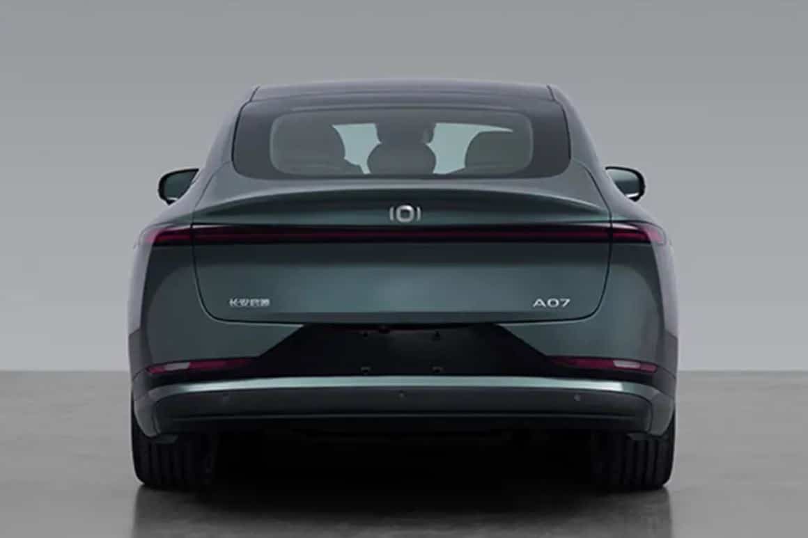 Changan Qiyuan A07 electric sedan exposed, competes with Tesla Model 3 ...