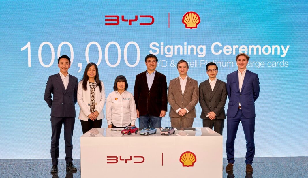 BYD owners now have access to 300,000 Shell EV chargers around Europe